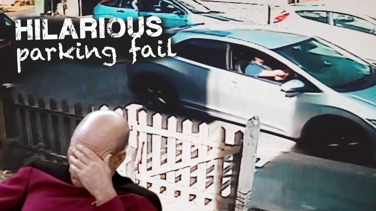 Hilarious Parking Fail Caught on Camera 😱😱😱 - YouTube