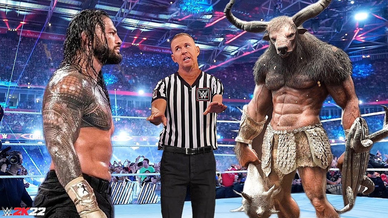 Full Match - Roman Reigns vs Crazy Cow | Iron Man Match 2022 | WWE 2K22 ...