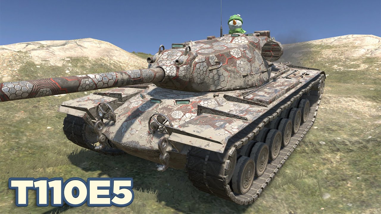 T110E5 • Battle for Survival • WoT Blitz - YouTube