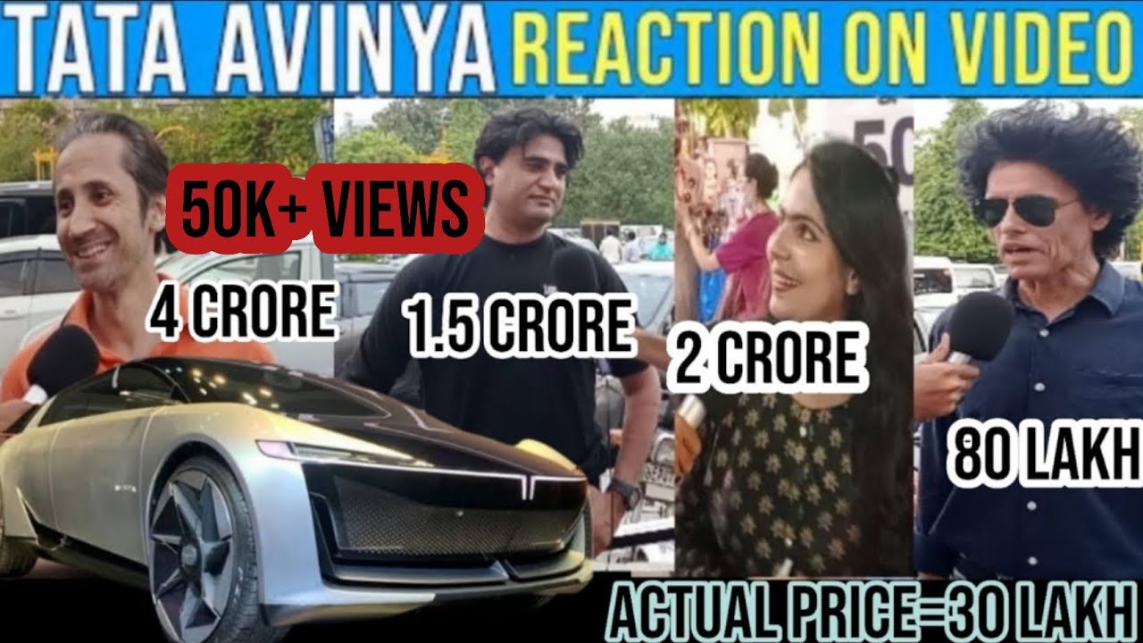 Tata Avinya Electric Video Reaction Pakistani Public Shocking