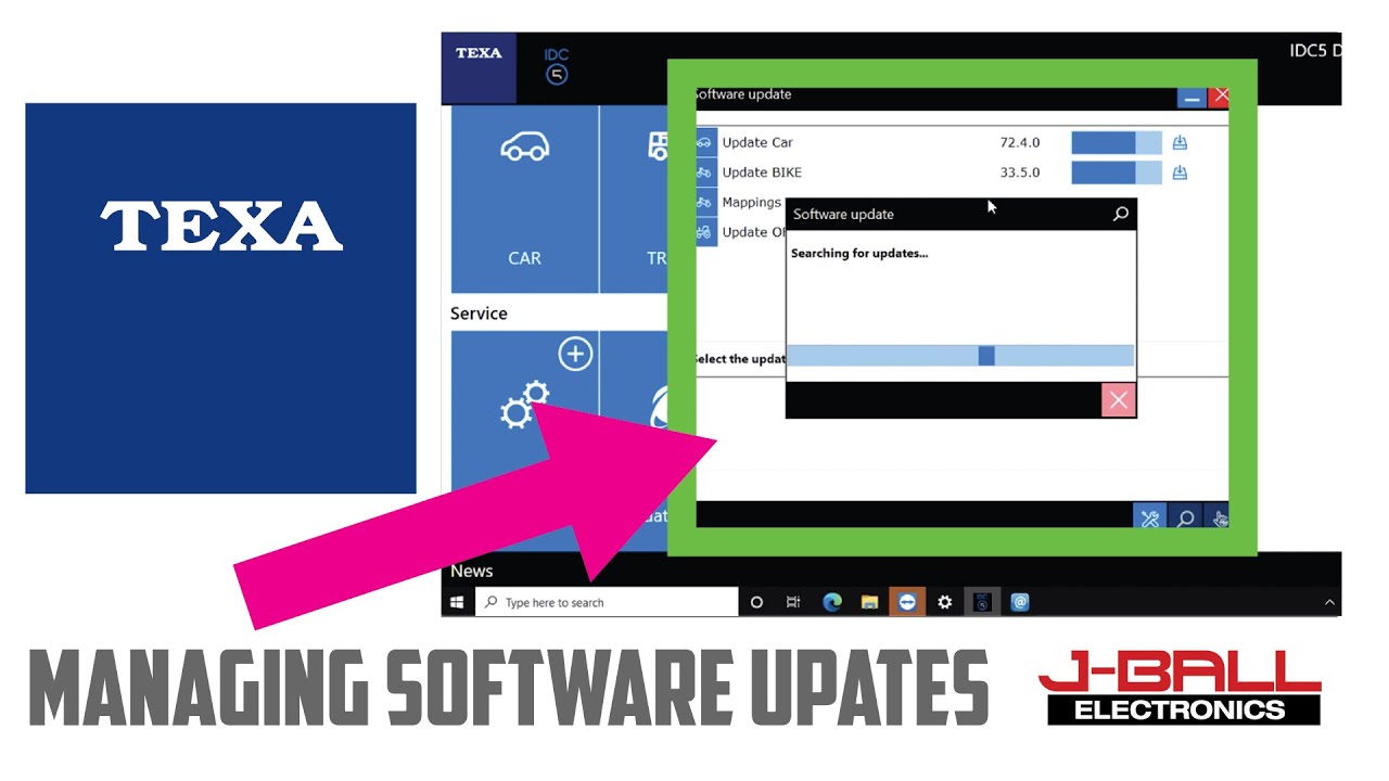 Managing Software Updates in TEXA Diagnostic Software - YouTube