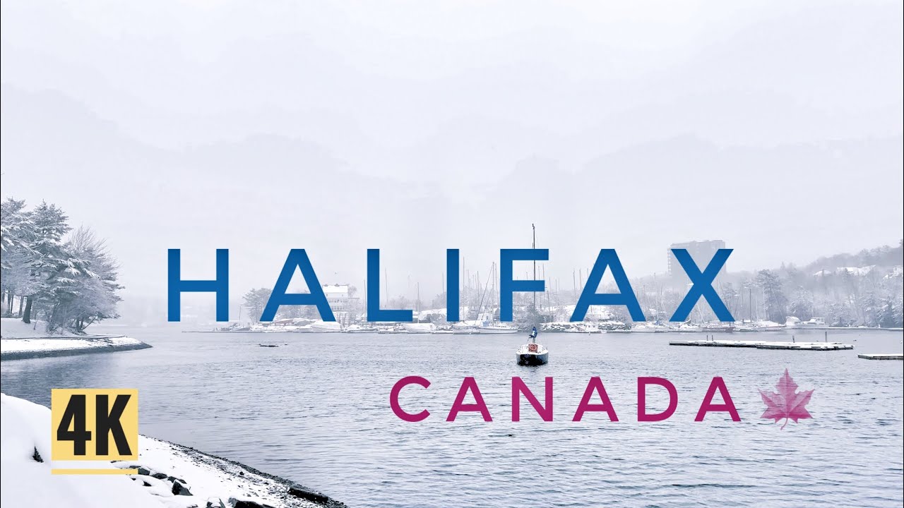 Extraordinary Snowfall In Spring | Halifax Canada 🇨🇦 | 4K Relaxation ...