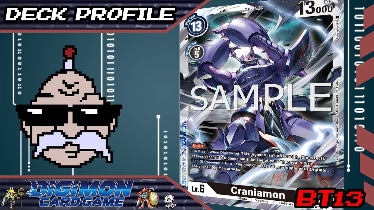 Nuevo Craniamon! Deck Profile Digimon Card Game BT13 - YouTube