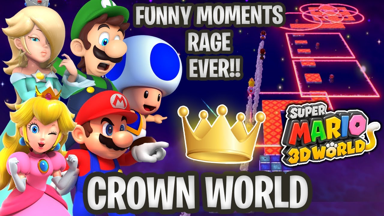 Super Mario 3D World !! CROWN WORLD FINALE ADVENTURE WALKTHROUGH ...