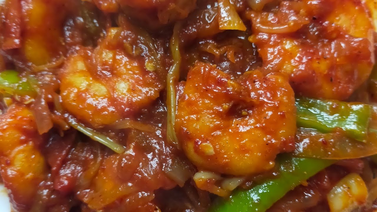 goan style prawns chilli fry 🦐🍤#deliciious #food #cooking # ...