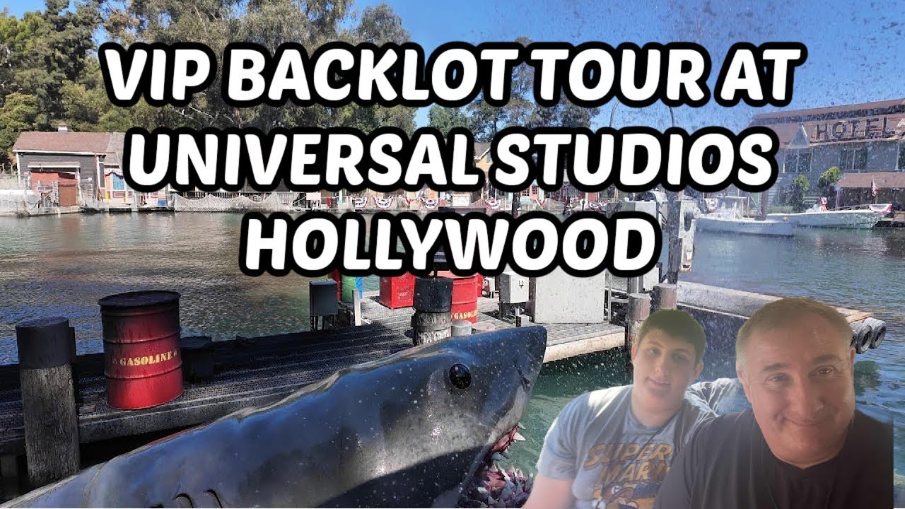 Up Close with JAWS! 🦈 VIP Backlot Tour at Universal Studios Hollywood ...
