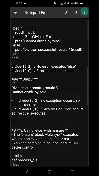Ruby else Clause in Exception Handling | Best Practices & Examples ...