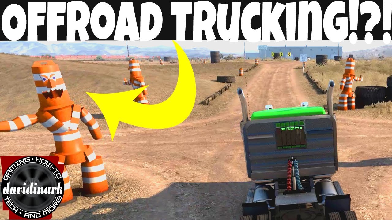 American Truck Simulator - HIDDEN Dirt Roads and Dirt RACE TRACKS ...