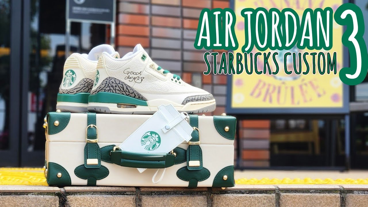 TRICHAN CUSTOM SHOW VOL.1 "AIR JORDAN3 STARBUCKS" - YouTube