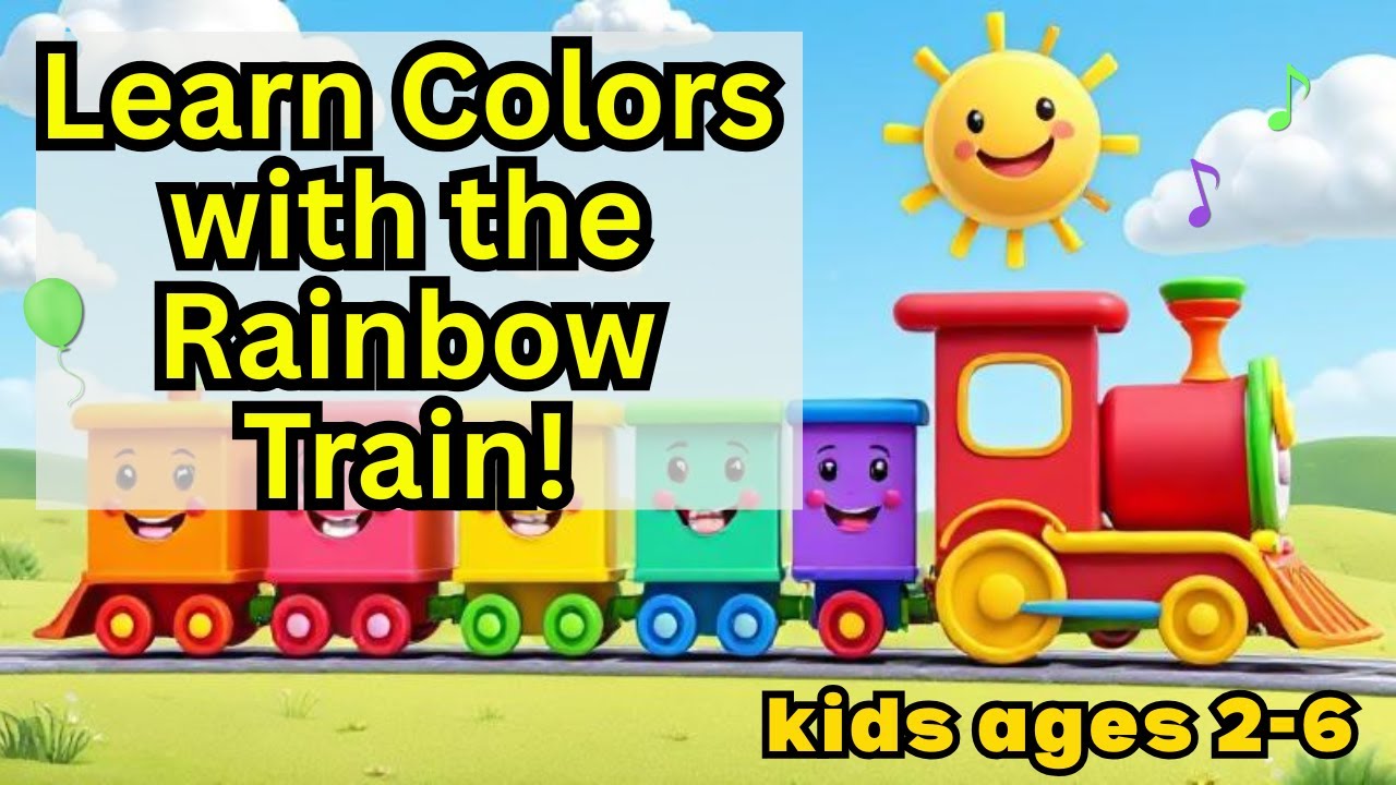 Colors of the Rainbow Train - YouTube