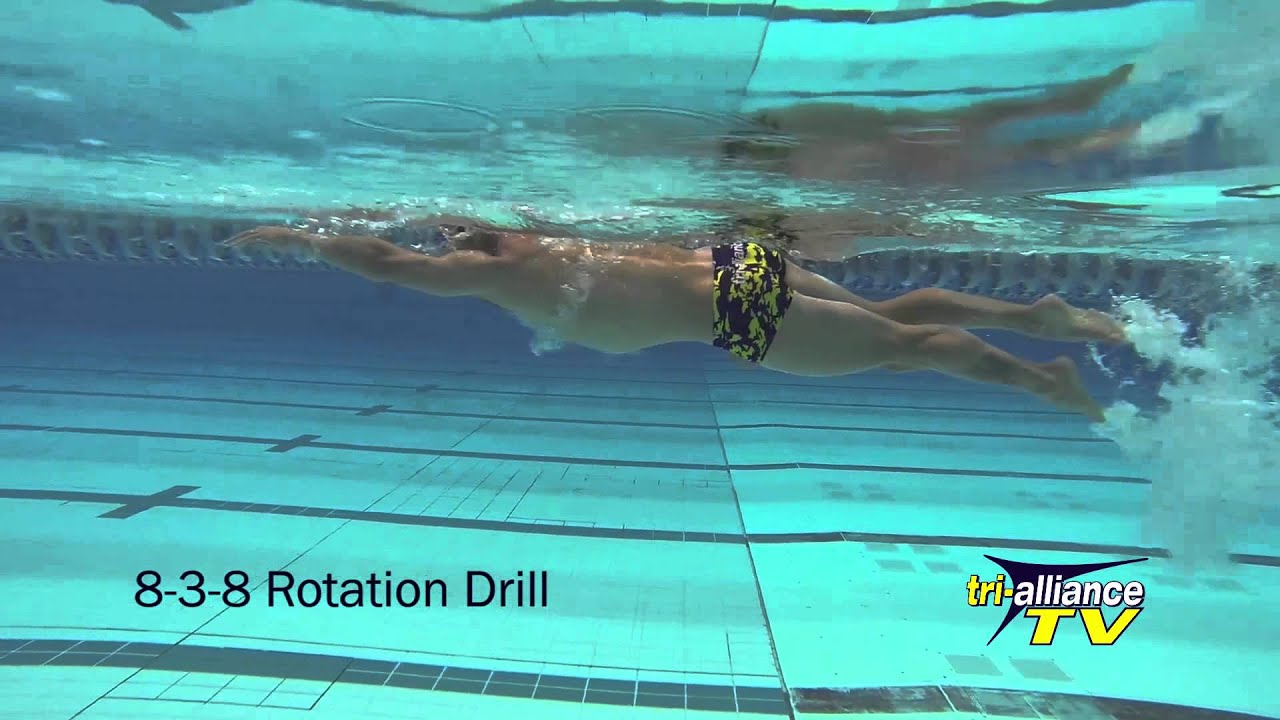TA Swim Drills 8-3-8-Rotation - YouTube