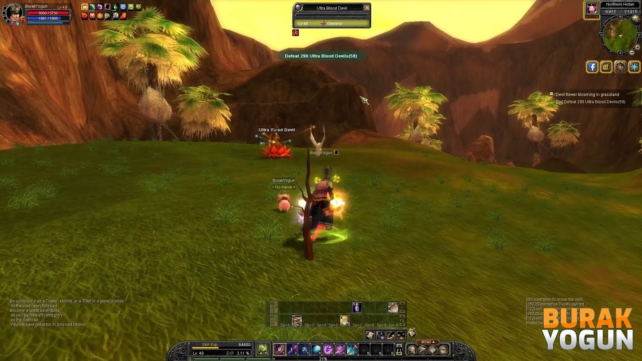 Silkroad Online - Devil Flower Blooming in Grassland (Hotan Outpost 1 ...