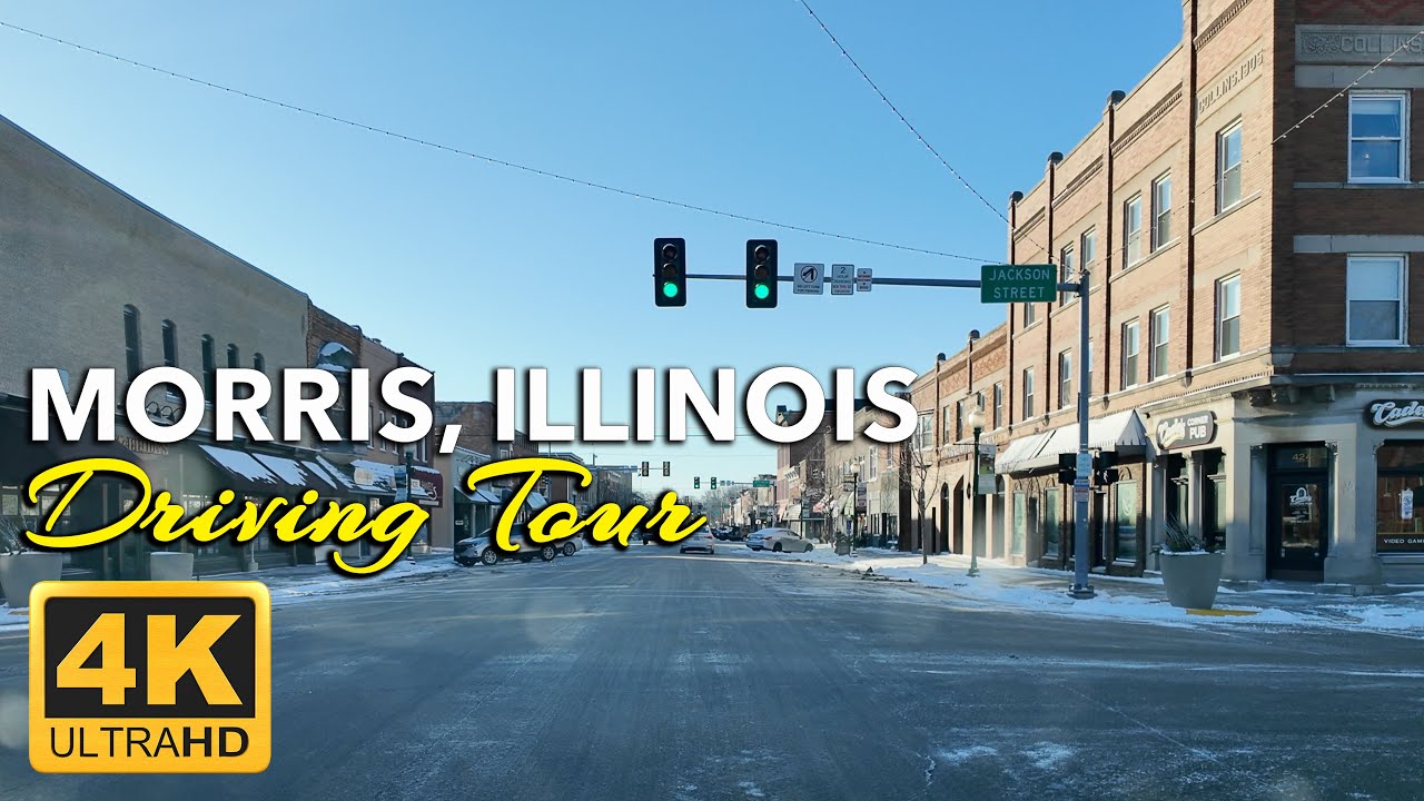 Driving Through Morris, Illinois | A Town Built Close Together - YouTube