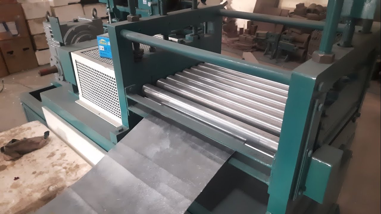 SILVER SHEET LEVELING MACHINE - YouTube