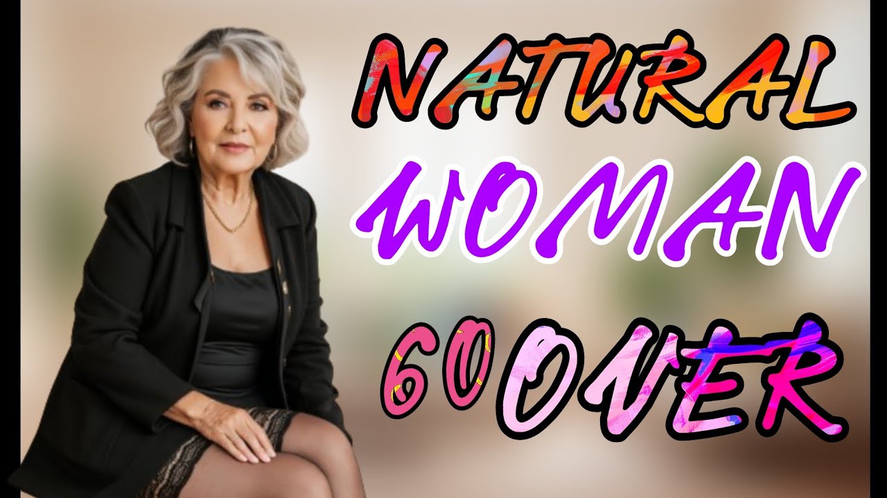 Natural Older Woman Over 60 Attractively Dressed Classy Natural Older ...
