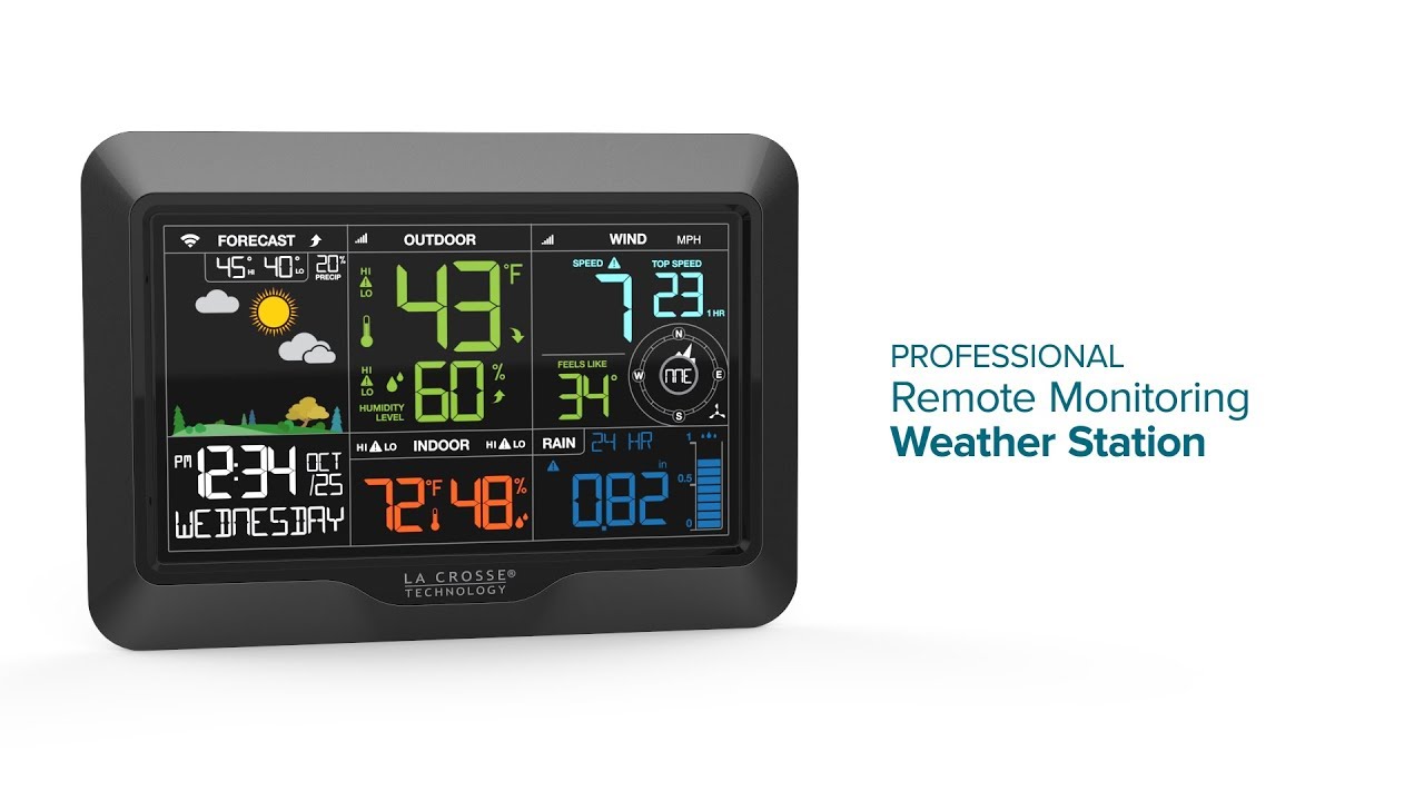 V40-PRO Professional Weather Station Features - YouTube