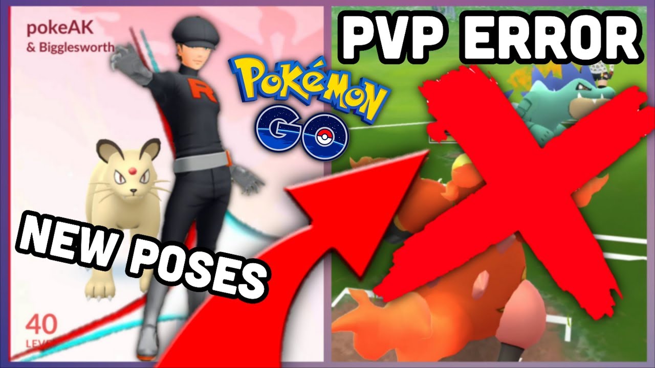 NEW AVATAR POSES & PVP ERRORS IN VERSION 0.39.1 POKEMON GO - YouTube