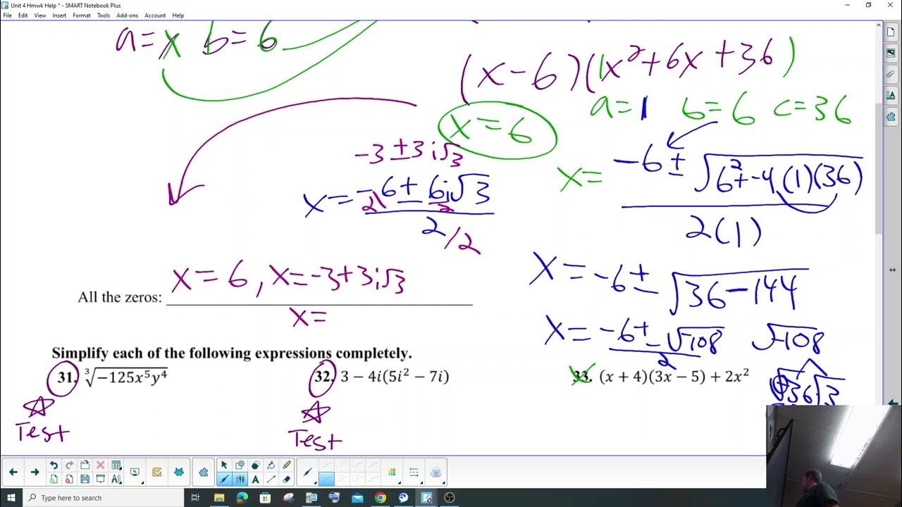 Math III Unit 4 Practice Test R.4 Video 5 - YouTube