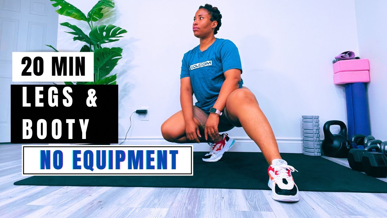 KILLER LEGS & BOOTY WORKOUT | Lower body, No Equipment - YouTube