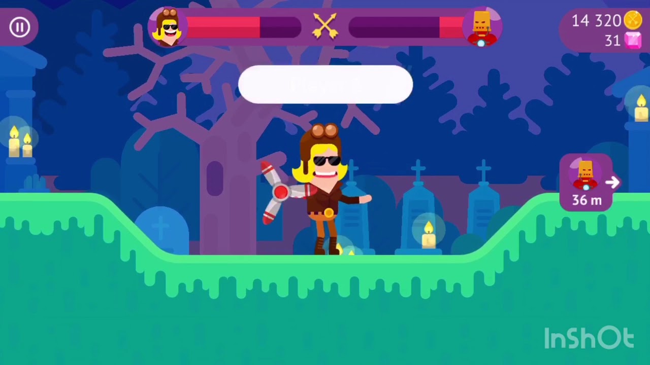 Играю в Bowmasters #1 - YouTube