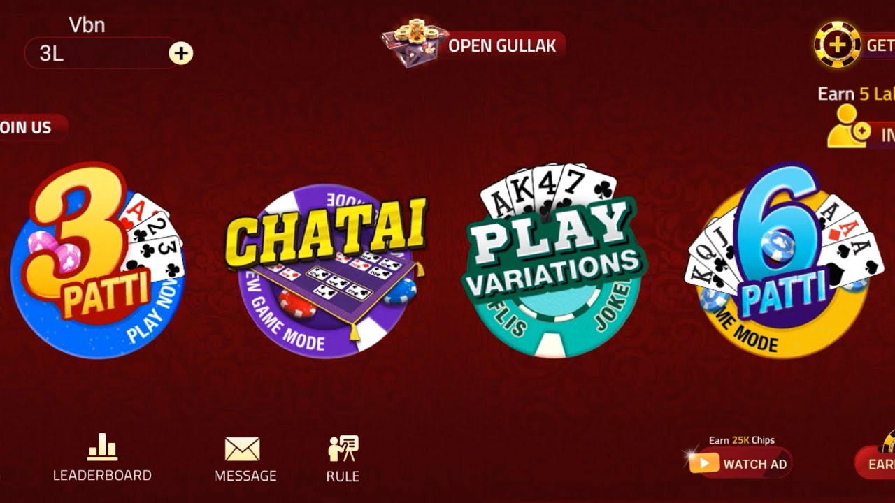 3 Patti Mobile Gameplay|Teen Patti Mobile|Playing Card Blind Game ...