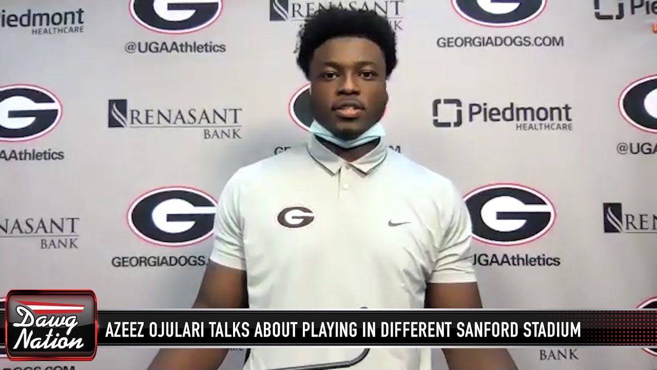 Georgia outside linebacker Azeez Ojulari ready for home-opener against ...