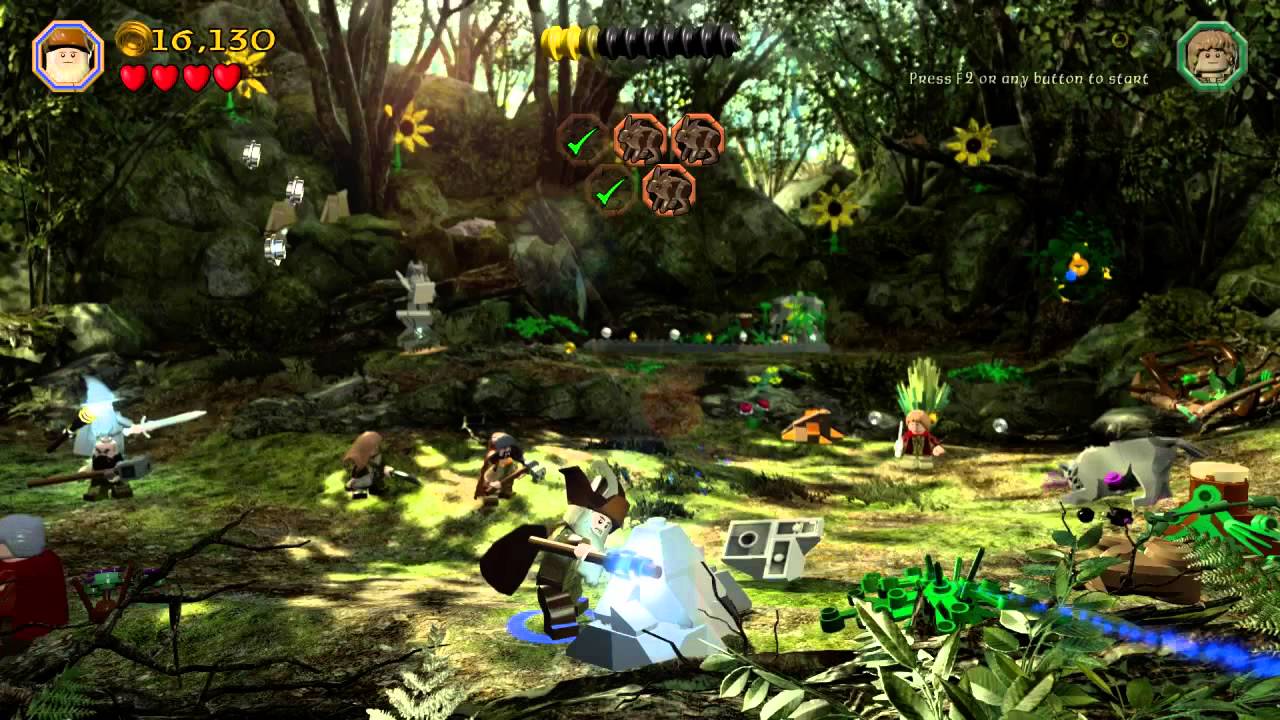 LEGO Hobbit (PC) walkthrough - The Troll Hoard - YouTube