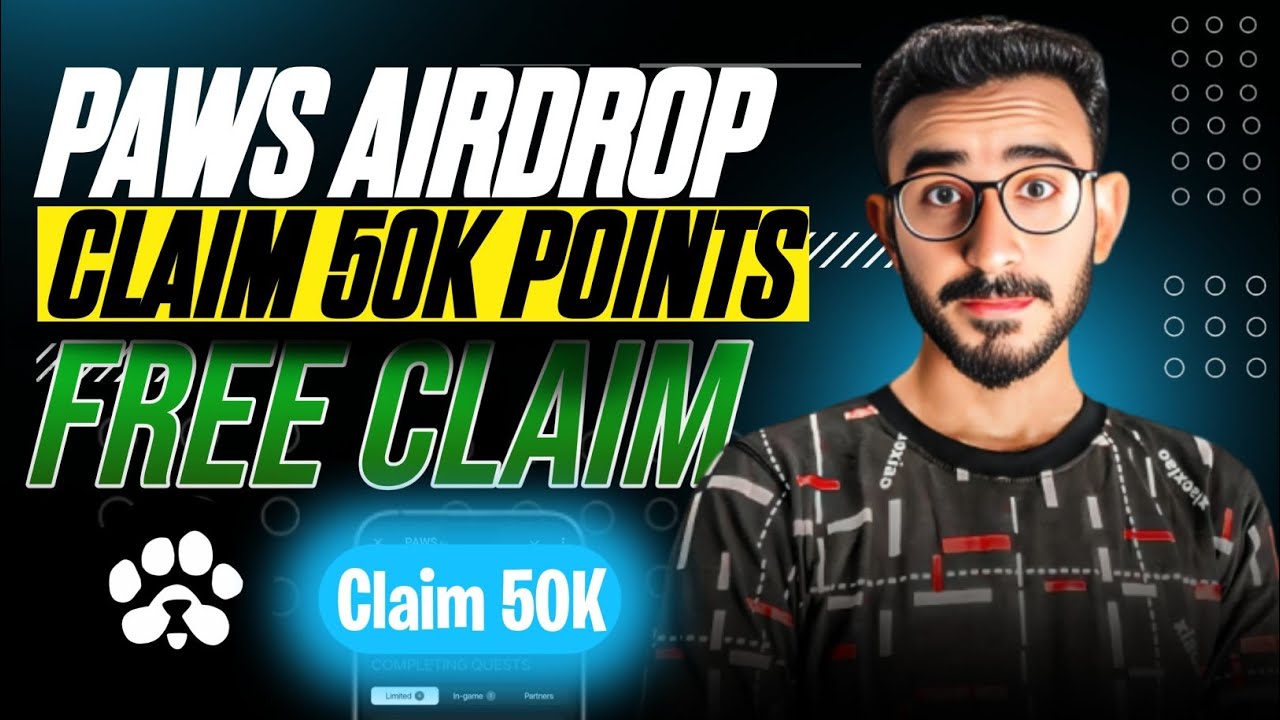Paws Airdrop 50k Token Free Claim || Paws Airdrop New Task || Paws New ...