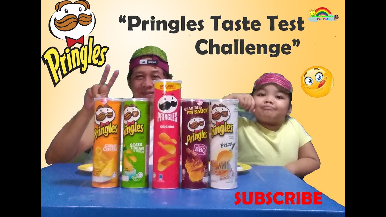 PRINGLES CHALLENGE l Potato Chips Flavor tasting test! - YouTube