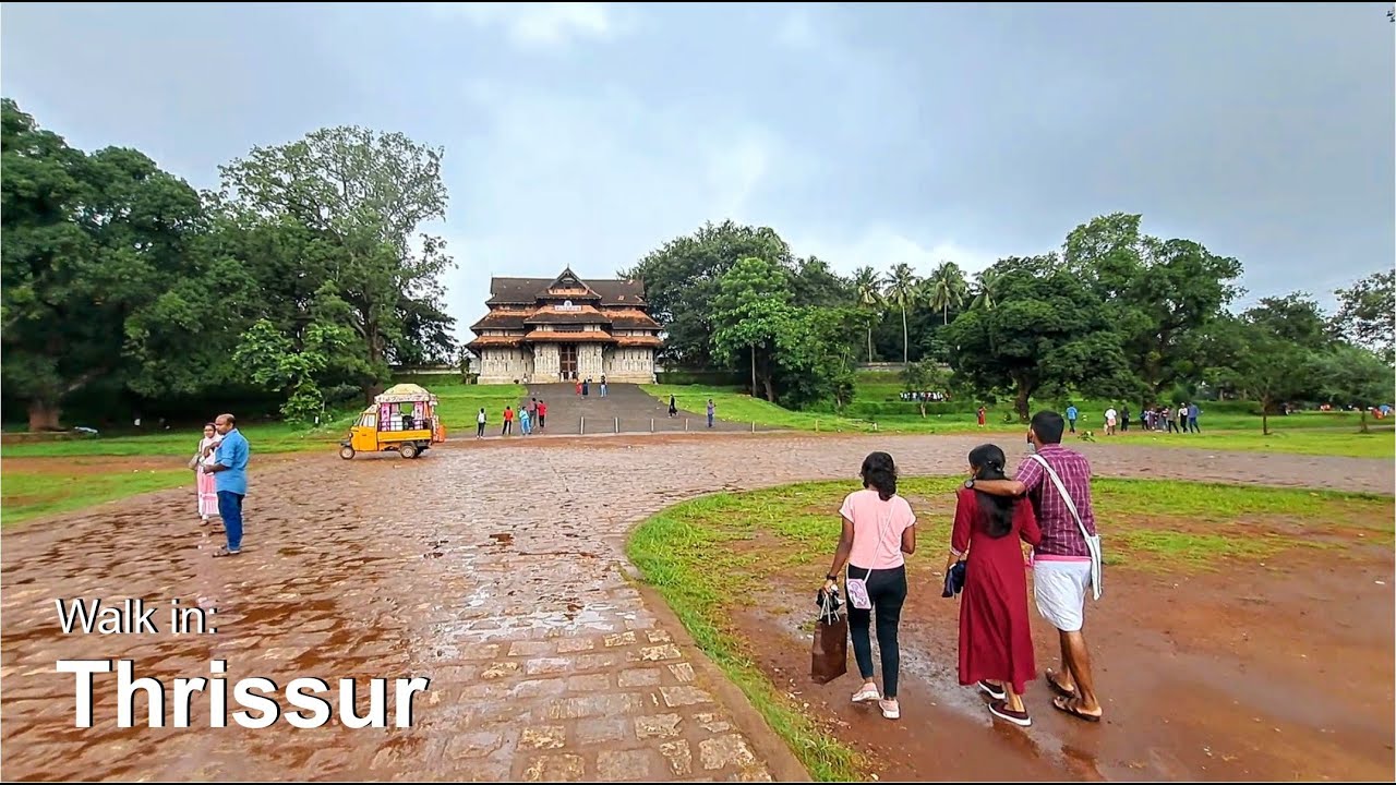 Walking in Thrissur City /Thekkinkadu Maithanam / Thrissur Round ...