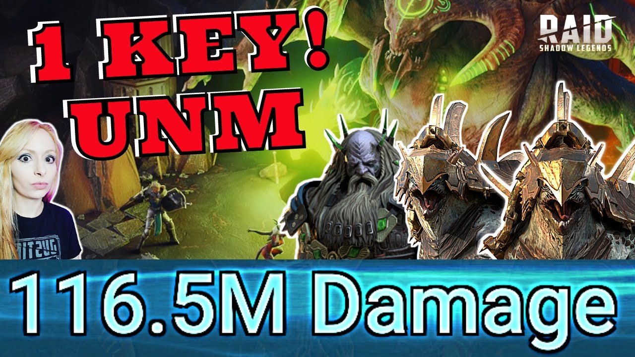 1 Key UNM Brogni/Double Krisk/Geomancer • RAID Shadow Legends - YouTube