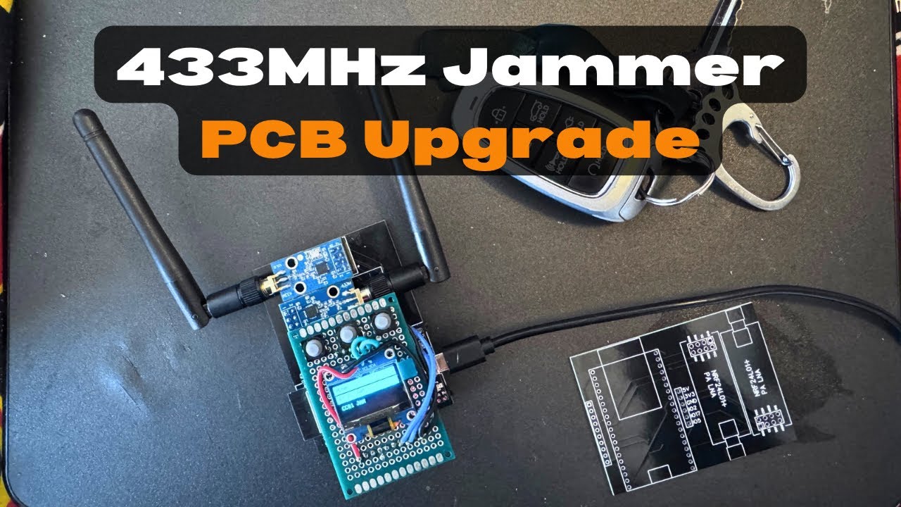 Elevating the Bluetooth Jammer PCB | Display + Buttons - YouTube