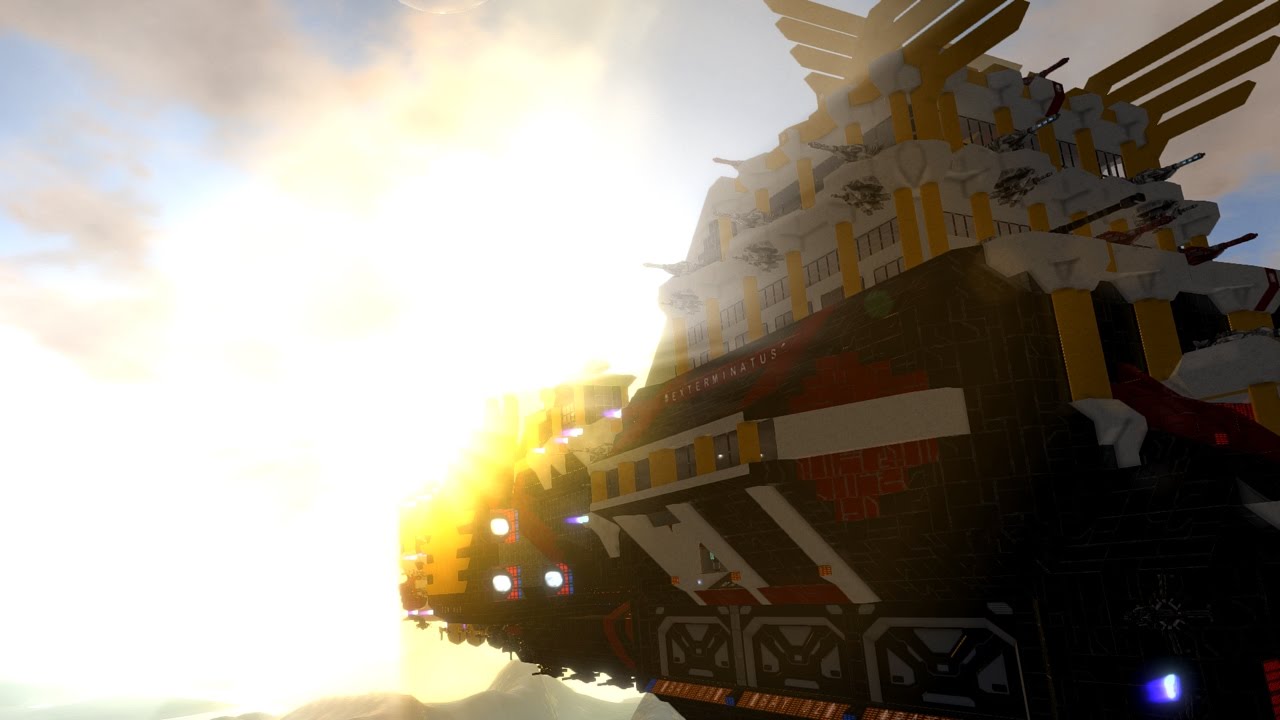 Empyrion - 40k Exterminatus REDUX - Emperor's Golden Throne Ship ...