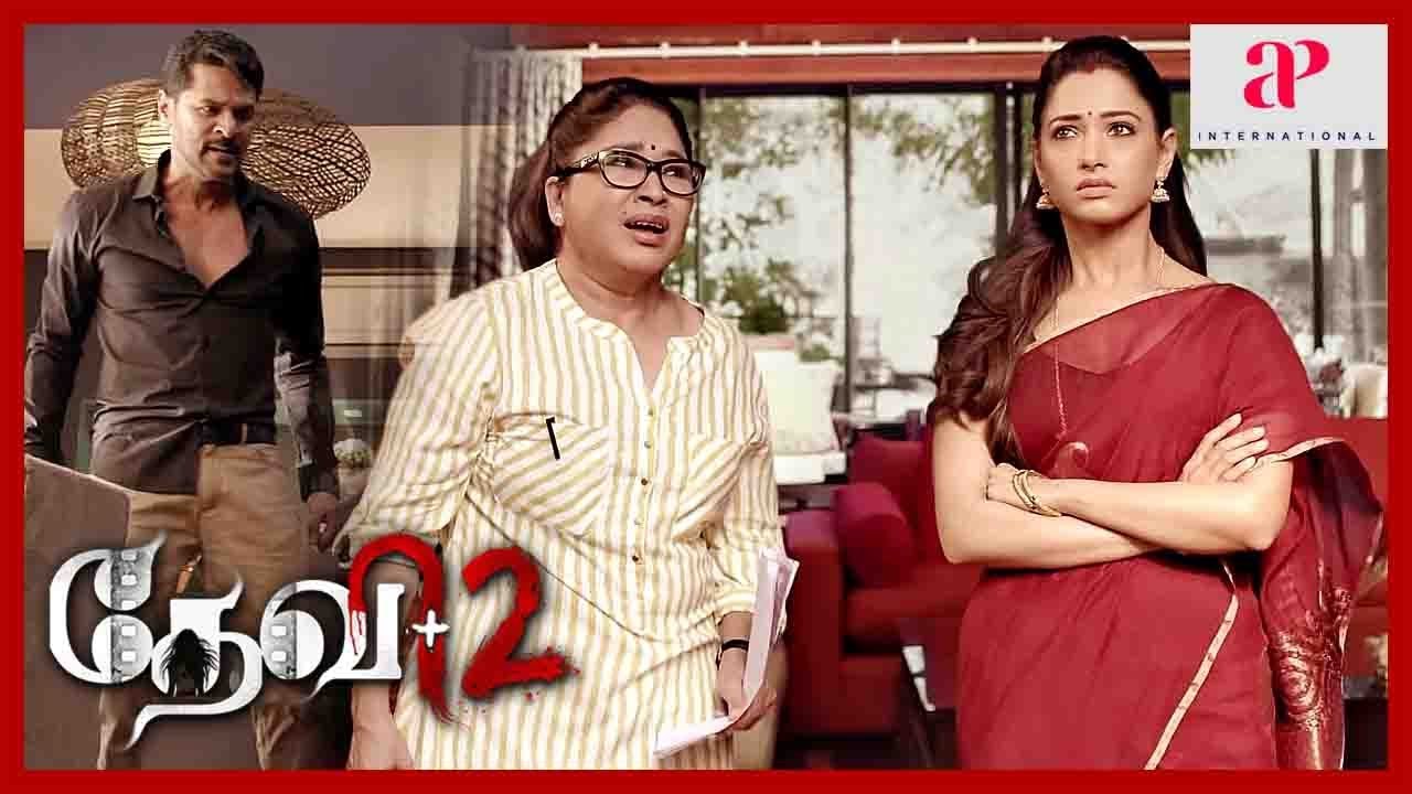 Devi 2 Movie Comedy Scene | Tamanna signs a deal with the spirits ...