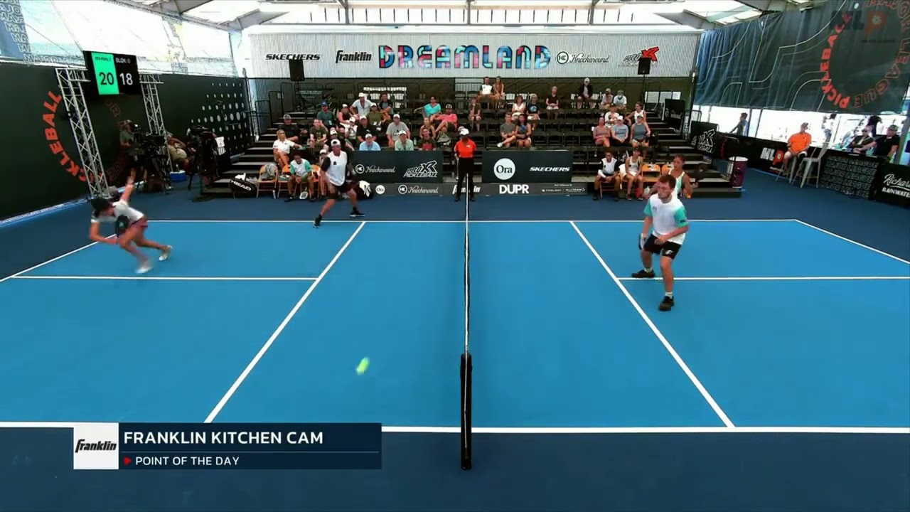 Franklin Point Of The Day | Jade Kawamoto | Major League Pickleball ...
