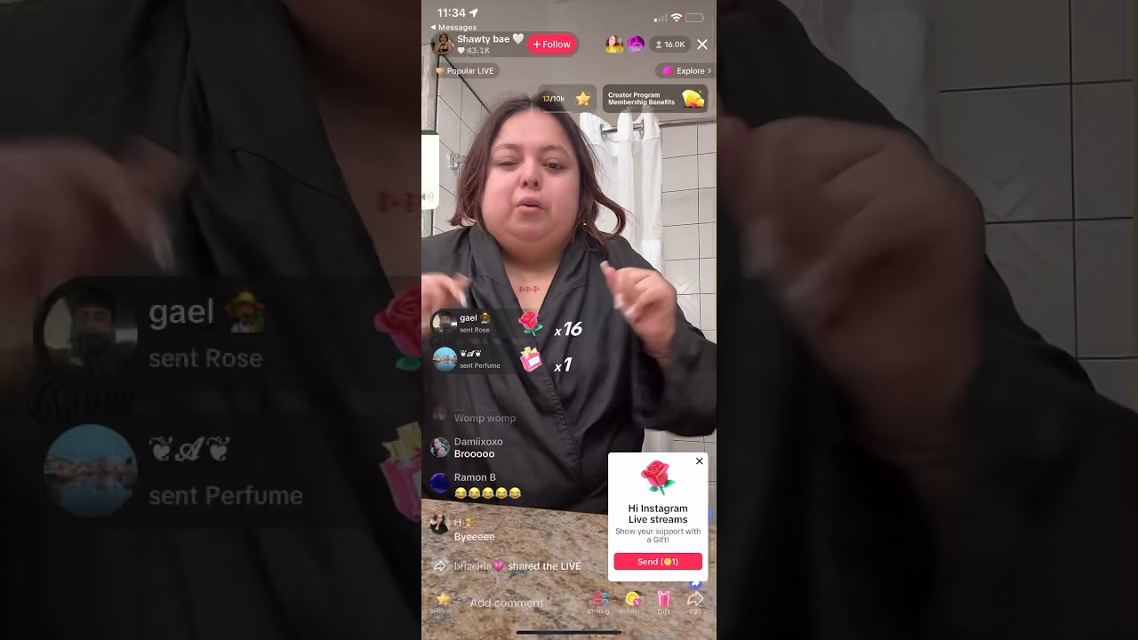 SHAWTY BAE GOING OFF ON LIVE!! - YouTube