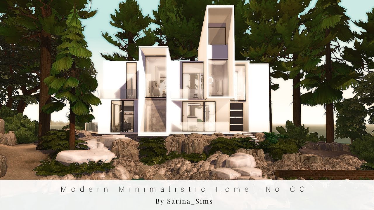 Modern Minimalistic Home | No CC | Stop Motion Build & Interior | The ...
