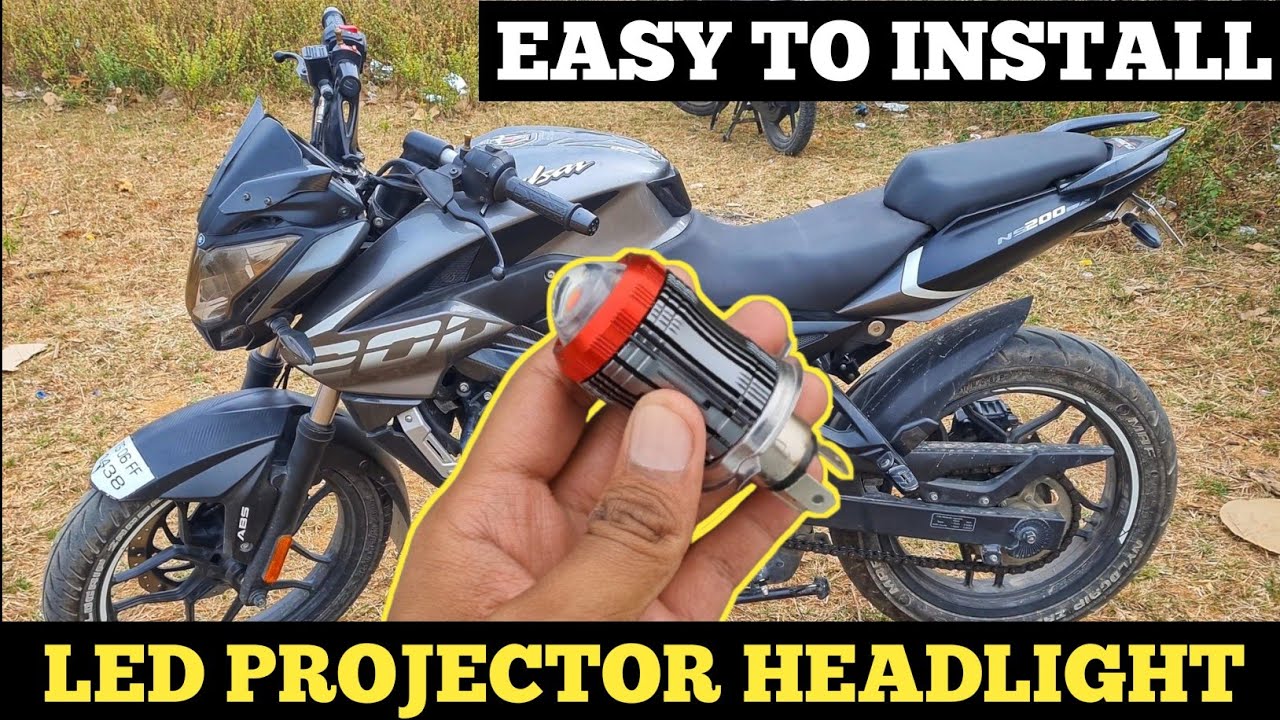 LED PROJECTOR HEADLIGHT INSTALLATION | LED PROJECTOR HEADLIGHT MODIFIED ...