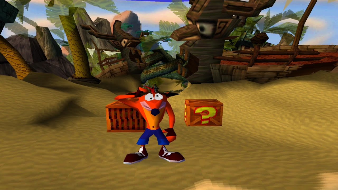 Crash Bandicoot N. Santy Beach PS1 - YouTube