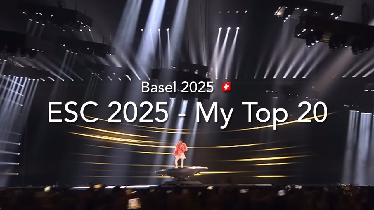 ESC 2025 - My Top 20 (+🇮🇸🇮🇹) - YouTube