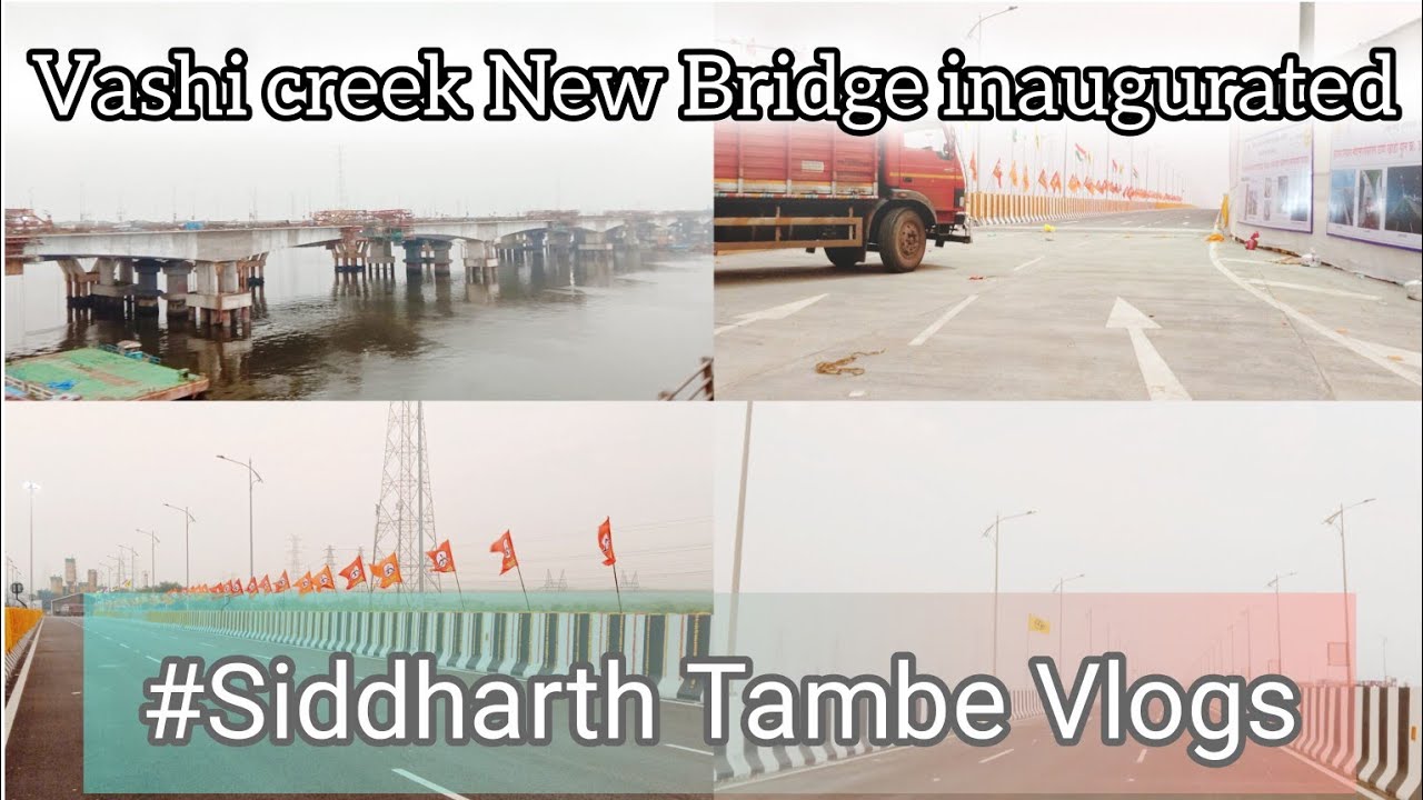 Vashi New Bridge Opened | 3rd Vashi bridge Inaugurated | #vashi # ...