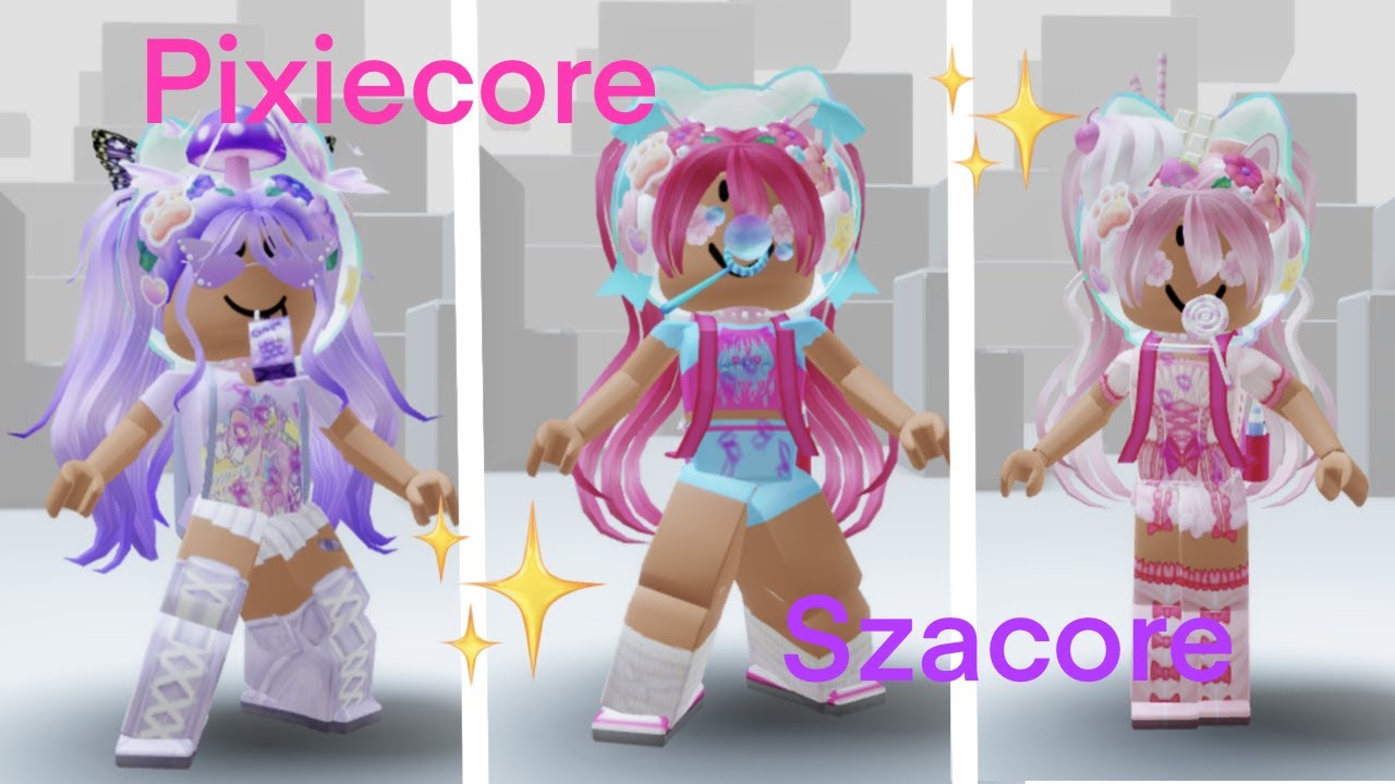 CUTE Szacore & Pixiecore ROBLOX OUTFITS 💖 - YouTube