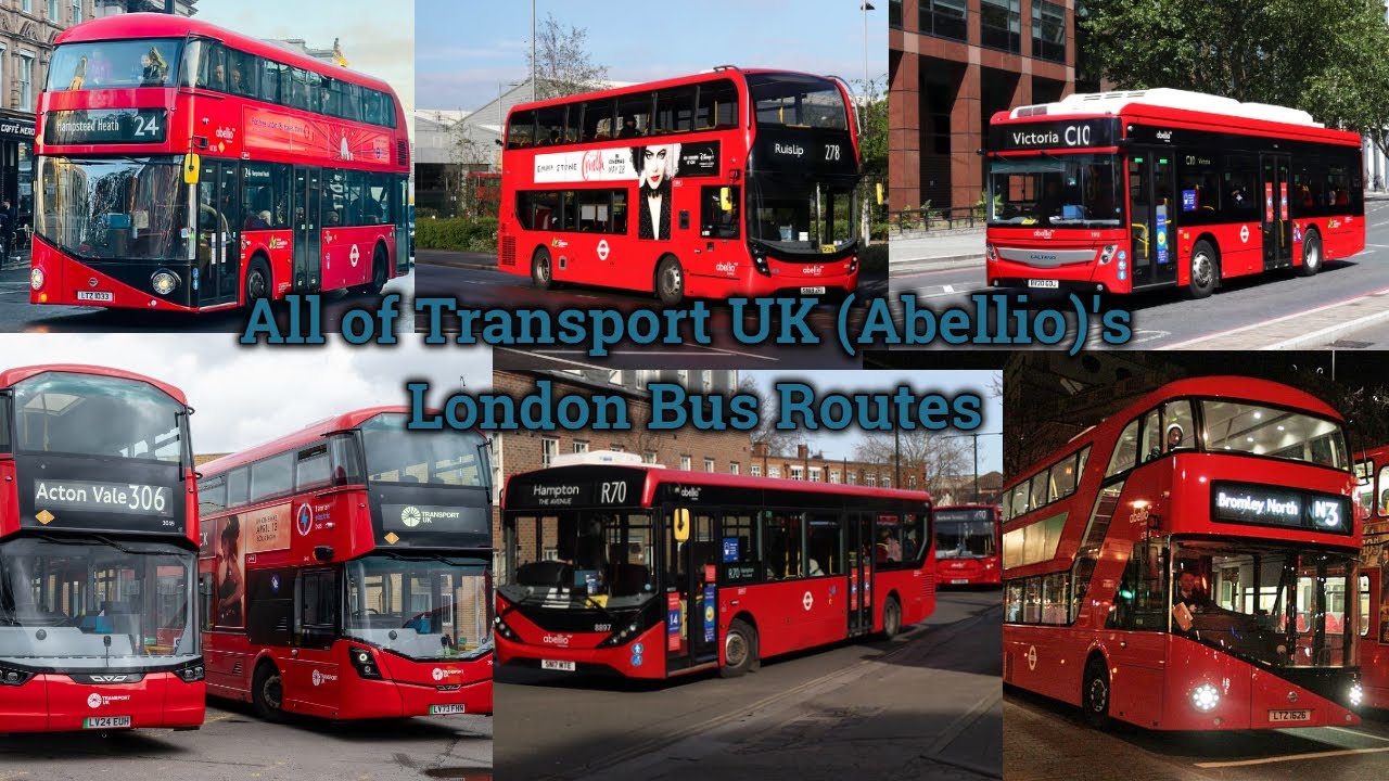 All of Transport UK (Abellio)'s London Bus Routes - YouTube