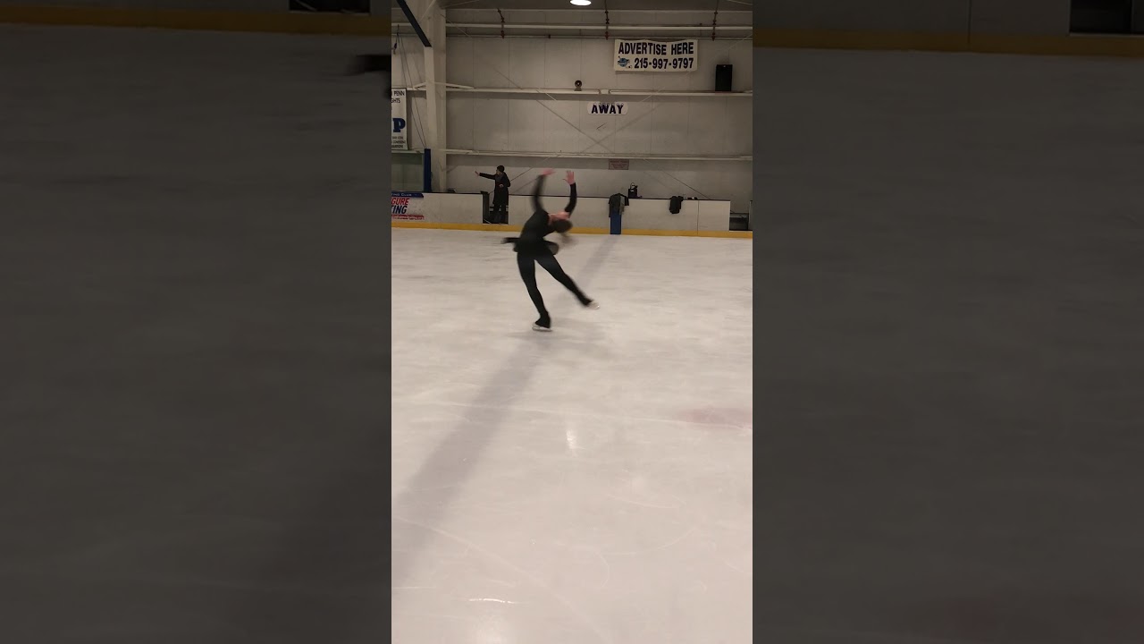 Layback spin - YouTube