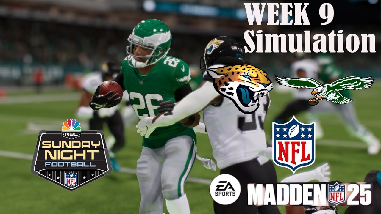 Madden NFL 25 Simulation: Eagles vs Jaguars in 4k - YouTube