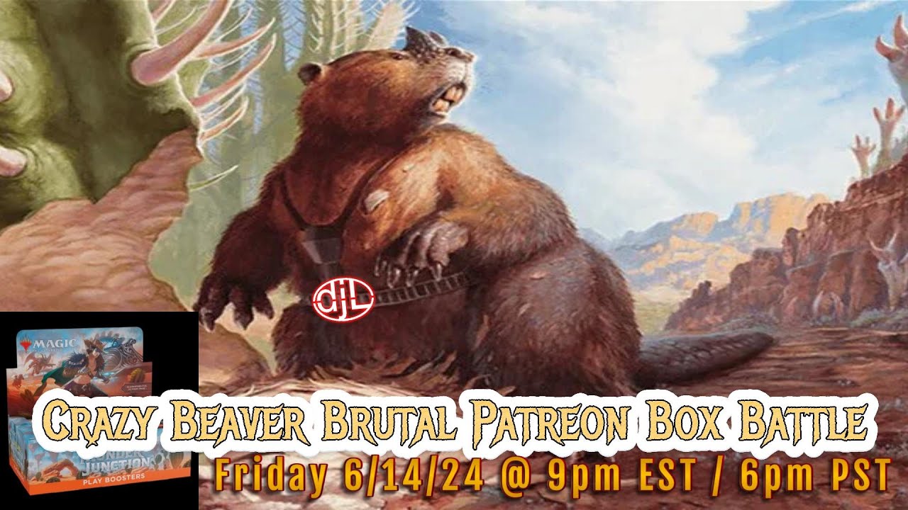 Crazy Beaver Brutal OTJ Play Booster Patreon Battle! Good luck! #otj # ...