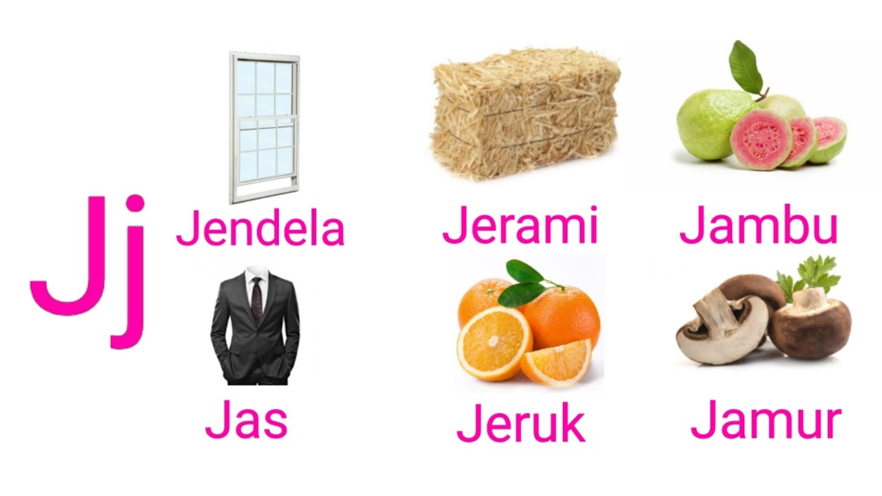 15 Kata berawalan huruf J - YouTube
