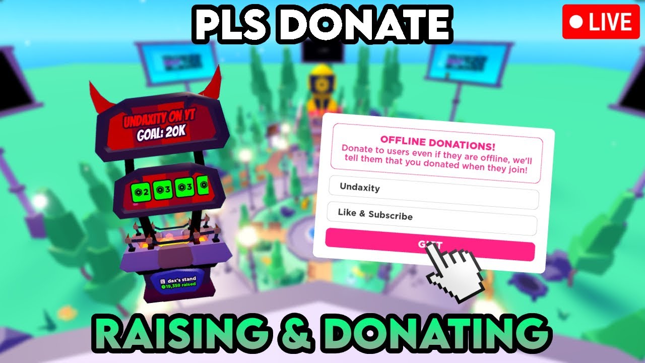 🔴 LIVE 🔴 PLS DONATE RAISING & DONATING STREAM - YouTube