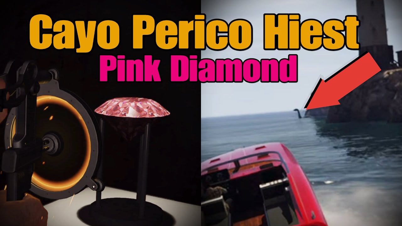 Cayo Perico Heist With Pink diamond And Loch Ness Monster!!! - YouTube