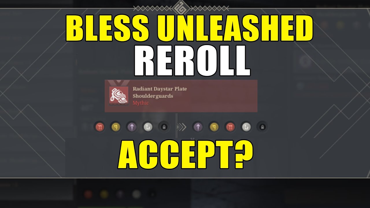 New Reroll system in Bless Unleashed - YouTube